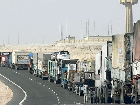 GCC ministers to discuss border congestion