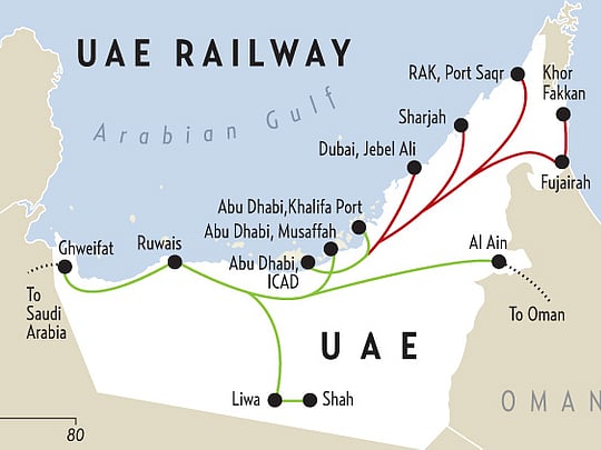 First phase of UAE railway to open in 2013