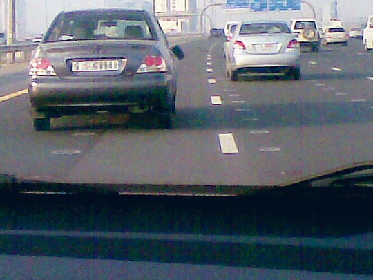 Endangering lives on the road