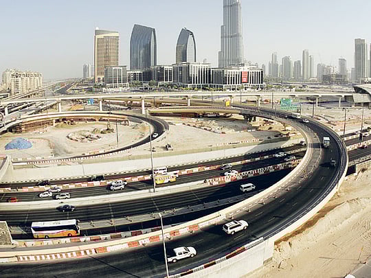Three-tier interchange in Dubai to ease congestion