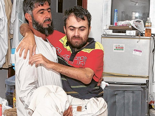 Residents reach out to help crippled crash victim