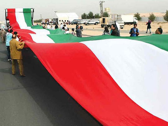 Kuwait to unfurl world's longest flag