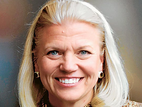 IBM marks a milestone as woman takes over as CEO