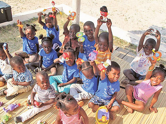 Toy initiative makes orphans smile