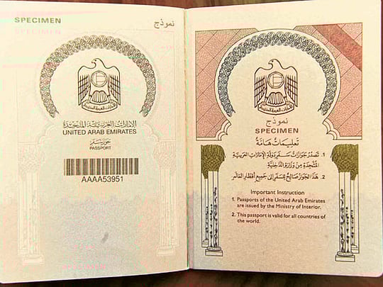 New UAE electronic passports issued