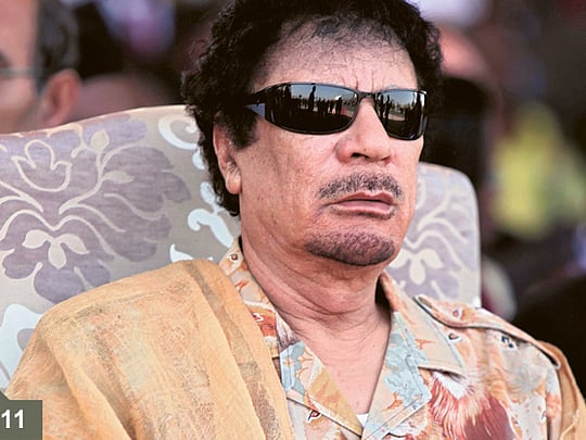 Gaddafi believed to be hiding near Algeria border