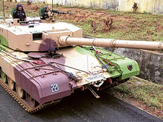 Indian army deploys first indigenous tanks along Pakistan border