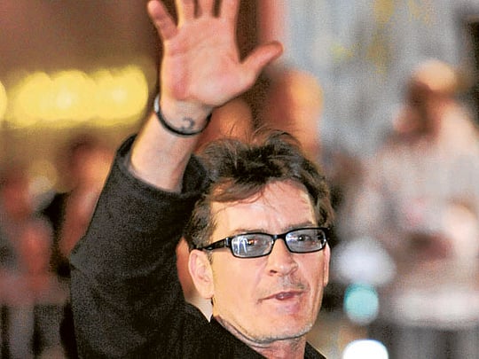 Charlie Sheen boasts about police escort