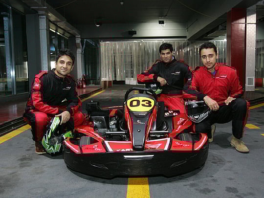The Delhi Belly boys go racing with tabloid!