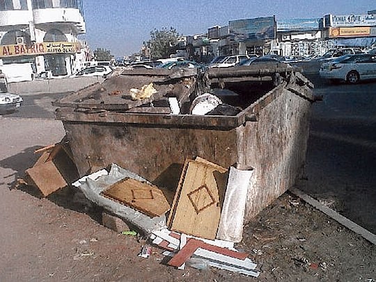 Undisposed waste mars neighbourhood