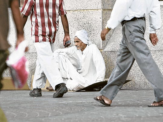 Beggars use fraudulent means to obtain money, police warn