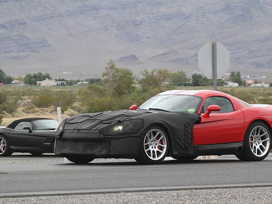 Next generation Dodge Viper spied