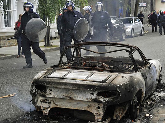 Readers 'disgusted' by London violence