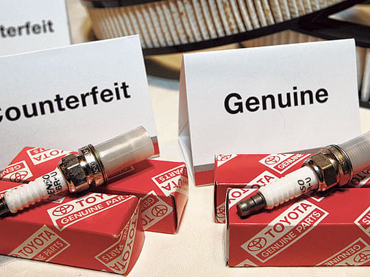 Raids yield over 30,000 counterfeit Toyota parts