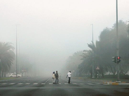 UAE: Fog and mist cause low visibility in some parts of Abu Dhabi and ...