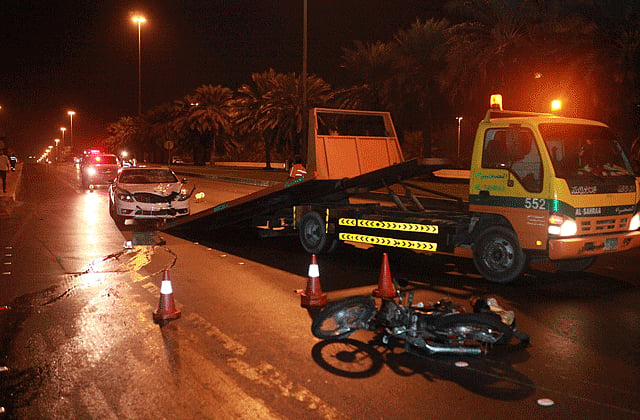 Motorcyclist killed in 4x4 smash in Dubai