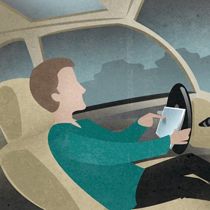 Tablet devices pose new distraction for careless drivers