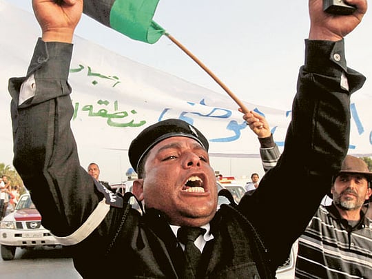 Hundreds protest in Benghazi against militia