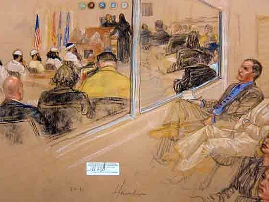 Anger, sighs as 9/11 families watch terror hearing