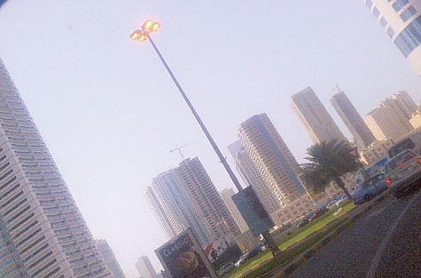 Sharjah streetlights kept on in broad daylight