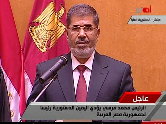 Islamist Mursi is sworn in as Egypt's president