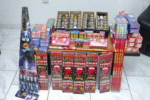 Three gangs arrested, accused of selling fireworks