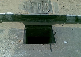 Accidents waiting to happen with uncovered manhole
