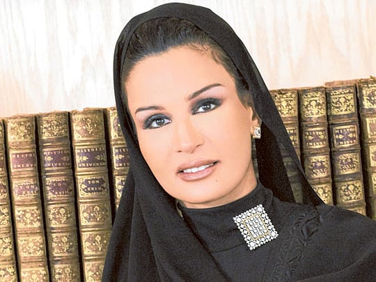Qatar first lady joins UN education drive