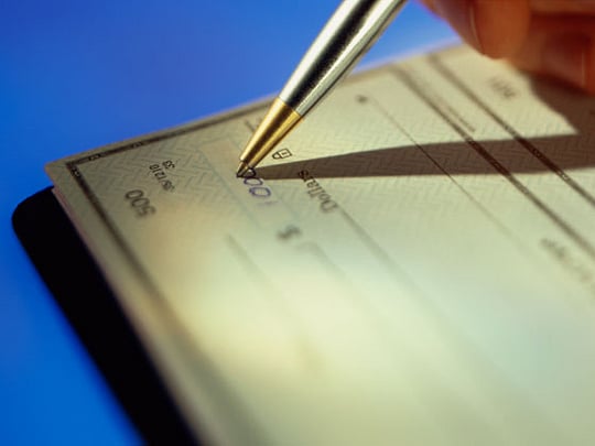 Banks in UAE no longer demand blank cheques