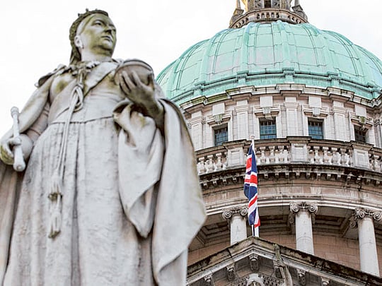 Union flag returns to Belfast