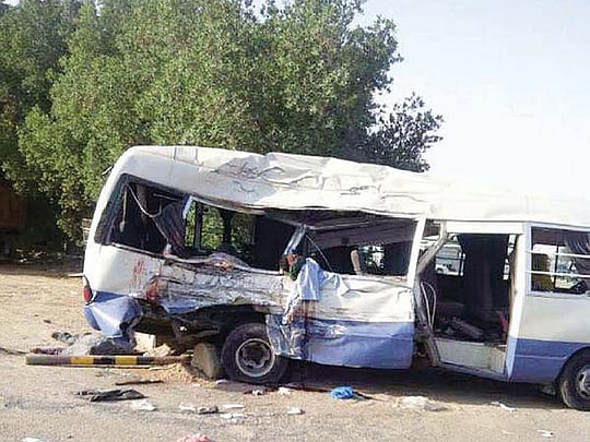 Four killed, 16 injured in Kuwait minibus crash