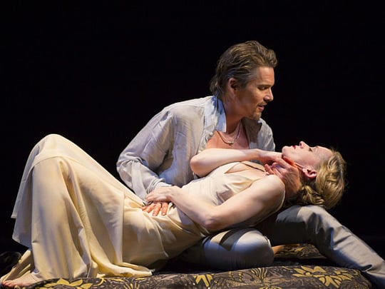 Ethan Hawke dives into ‘Macbeth’ with zeal