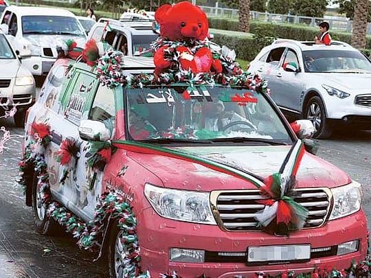 Emiratis to celebrate National Day with car parades