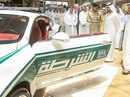 Dubai Police patrol cars steal the limelight