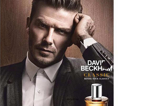 David Beckham flaunts abs in new ad
