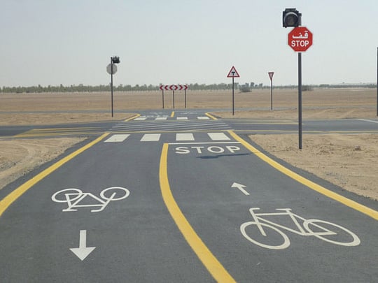 RTA completes 104km cycling tracks in Dubai