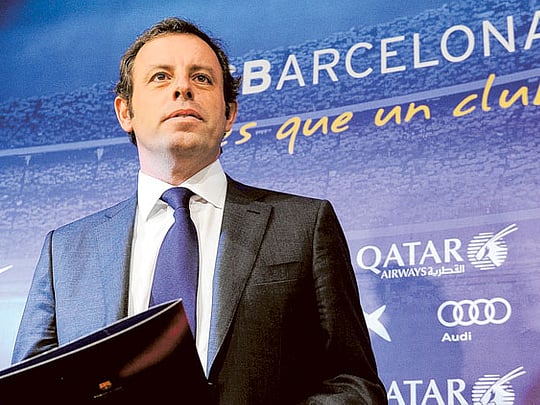 Barcelona president departs under a cloud over Neymar’s transfer