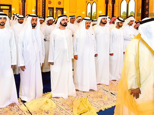UAE leaders perform Eid prayers