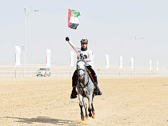 Abdullah Rashid Mohammad Saeed Al Naqbi wins Dh1m Abu Dhabi endurance ride