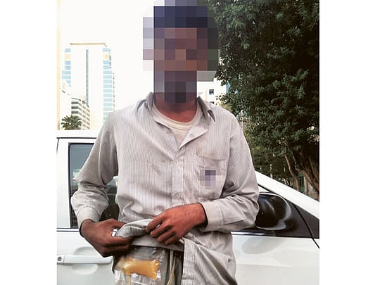 Beggars feign injury, illness