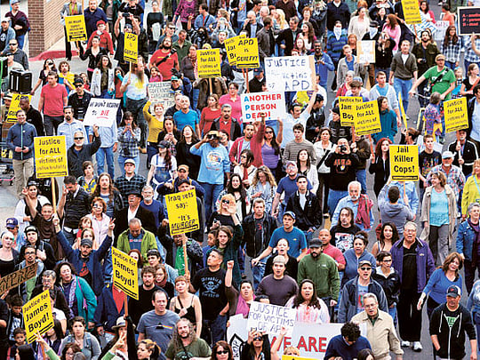 Hourslong protest over recent police shootings turns to ‘mayhem’ in ...