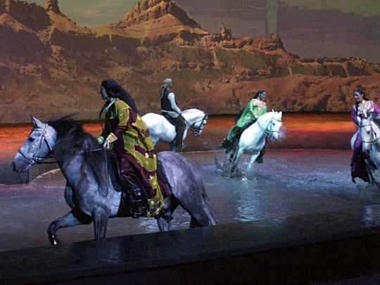 Cavalia show rides from Abu Dhabi to Dubai