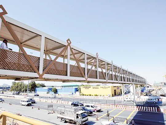 RTA opens three footbridges on Umm Suqeim road