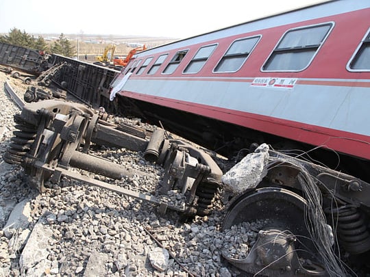 ‘Disgruntled’ worker derailed China train