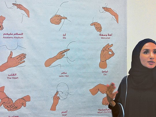 Emirati sign language promoted