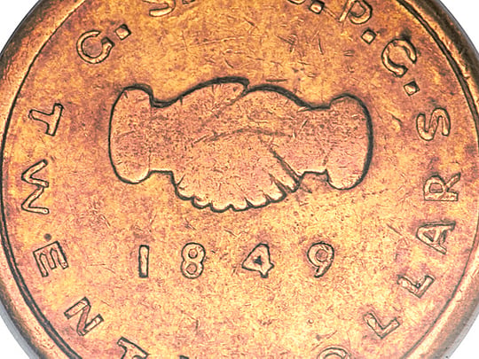 1849 Mormon gold coin fetches $705,000 at auction