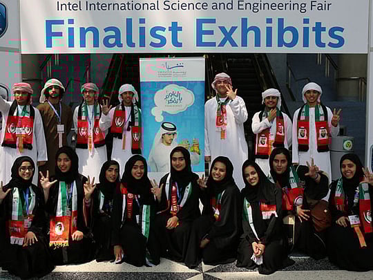Two Emirati scientists score at Intel fair