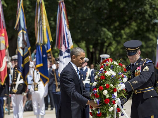 Barack Obama leads country in celebrating Memorial Day