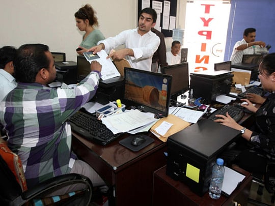 Typing centres say business as usual