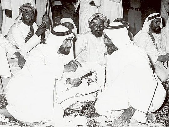 Shaikh Zayed through the years